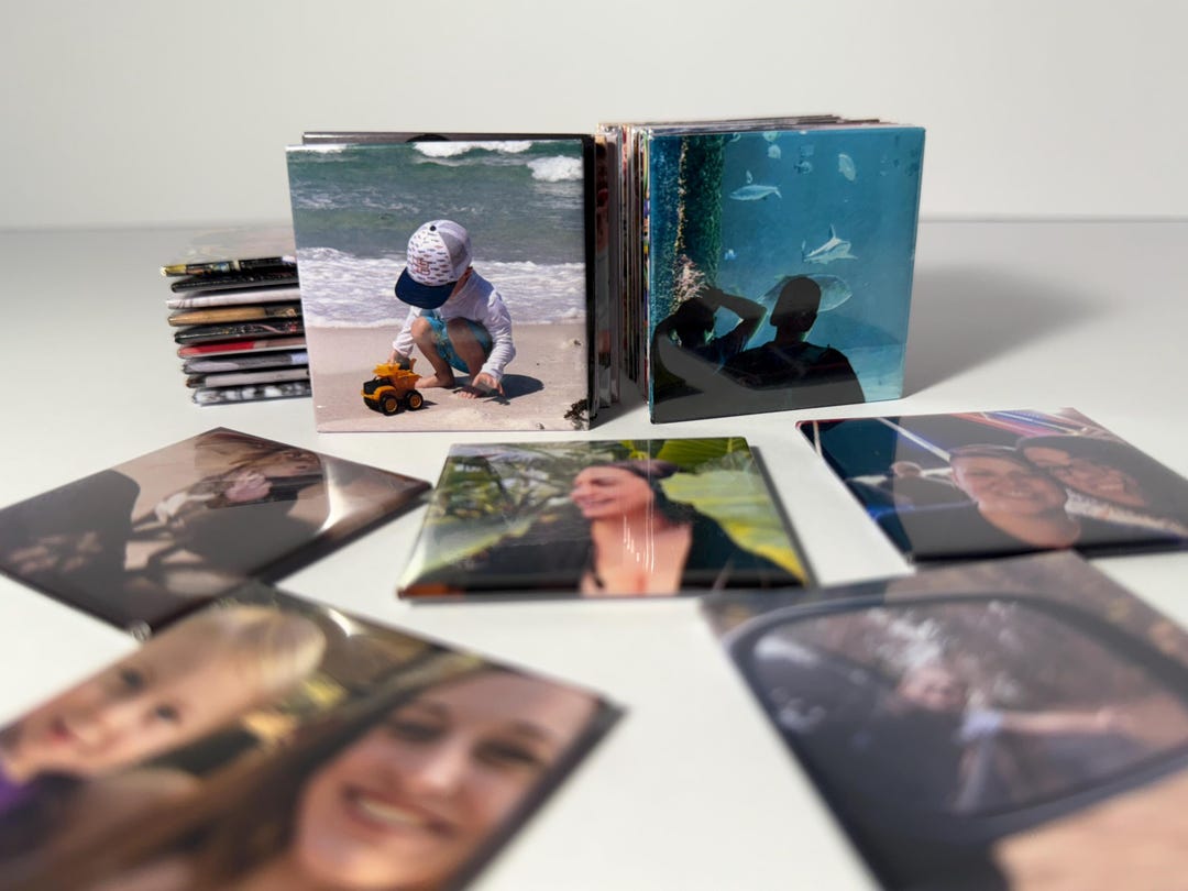 Custom Photo Magnets: Square Keepsake, Personalized Gift - Etsy