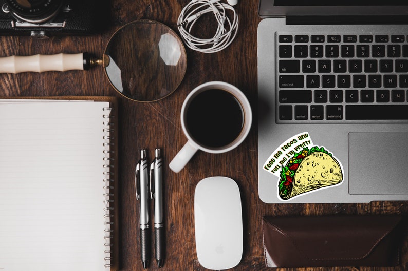 Taco Sticker - Waterproof Vinyl Decal for Laptops, Water Bottles ...