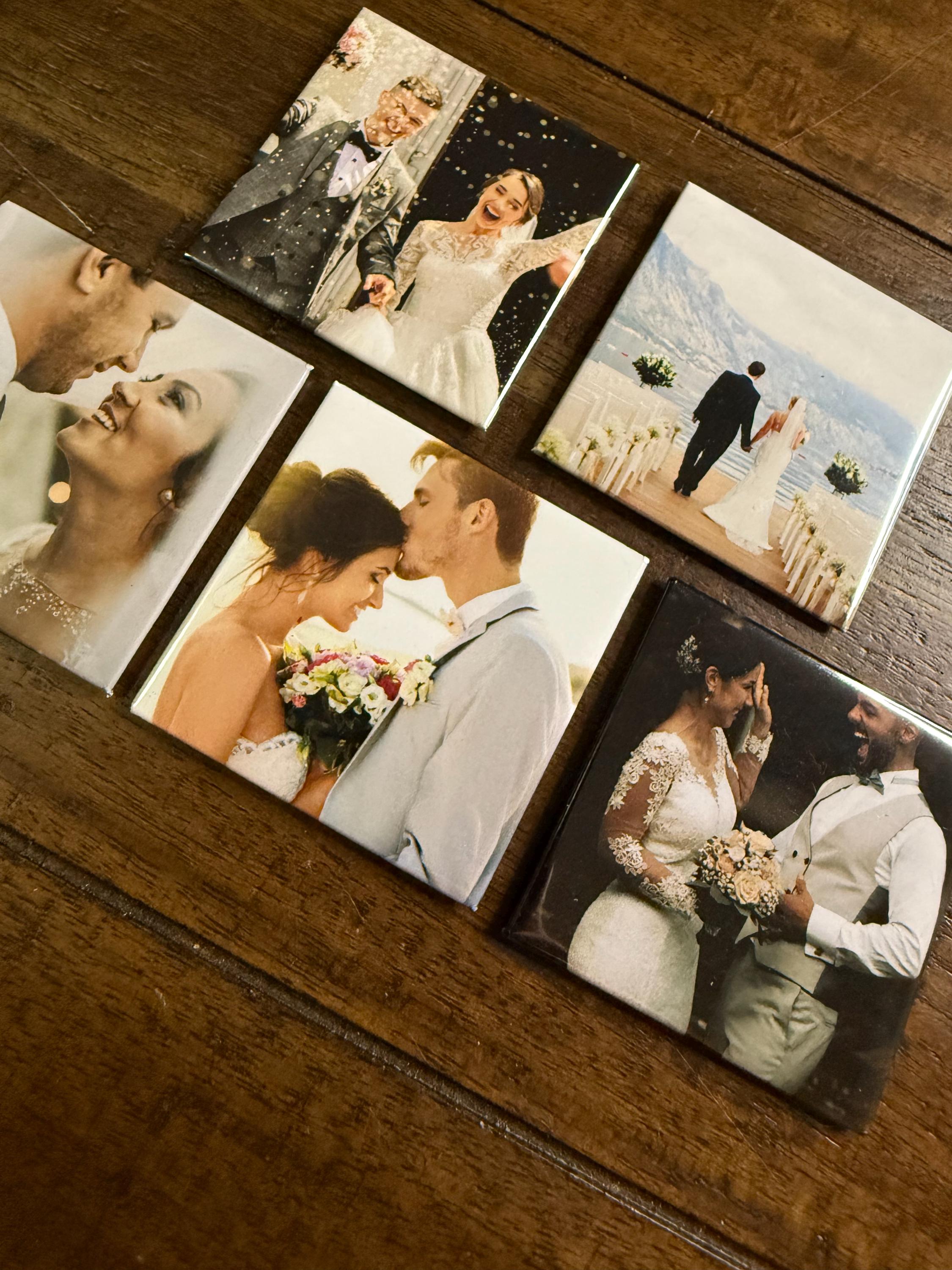 Custom Photo Magnets: Square Keepsake, Personalized Gift - Etsy