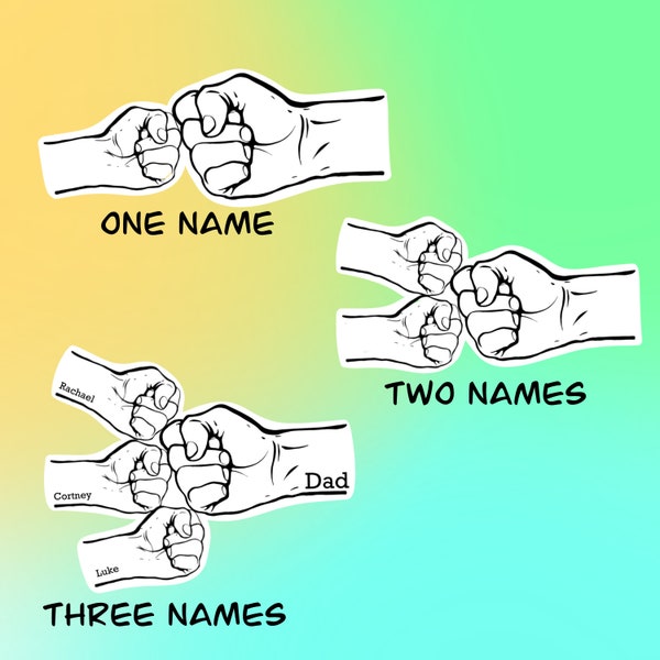 Fist Bump Sticker - Etsy