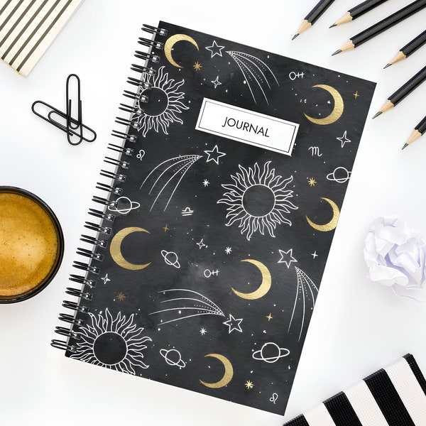 Moon Notebook - Etsy UK