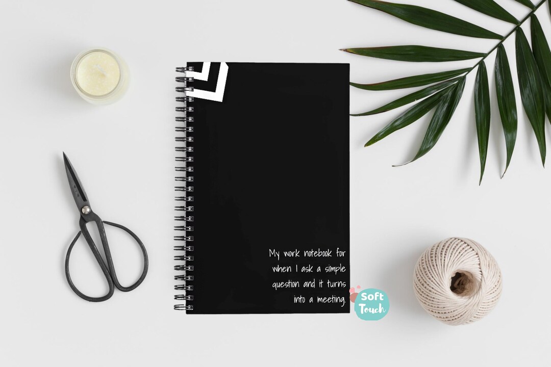 Funny Work Meeting Notebook| Soft Cover|paperback|gift for Work ...