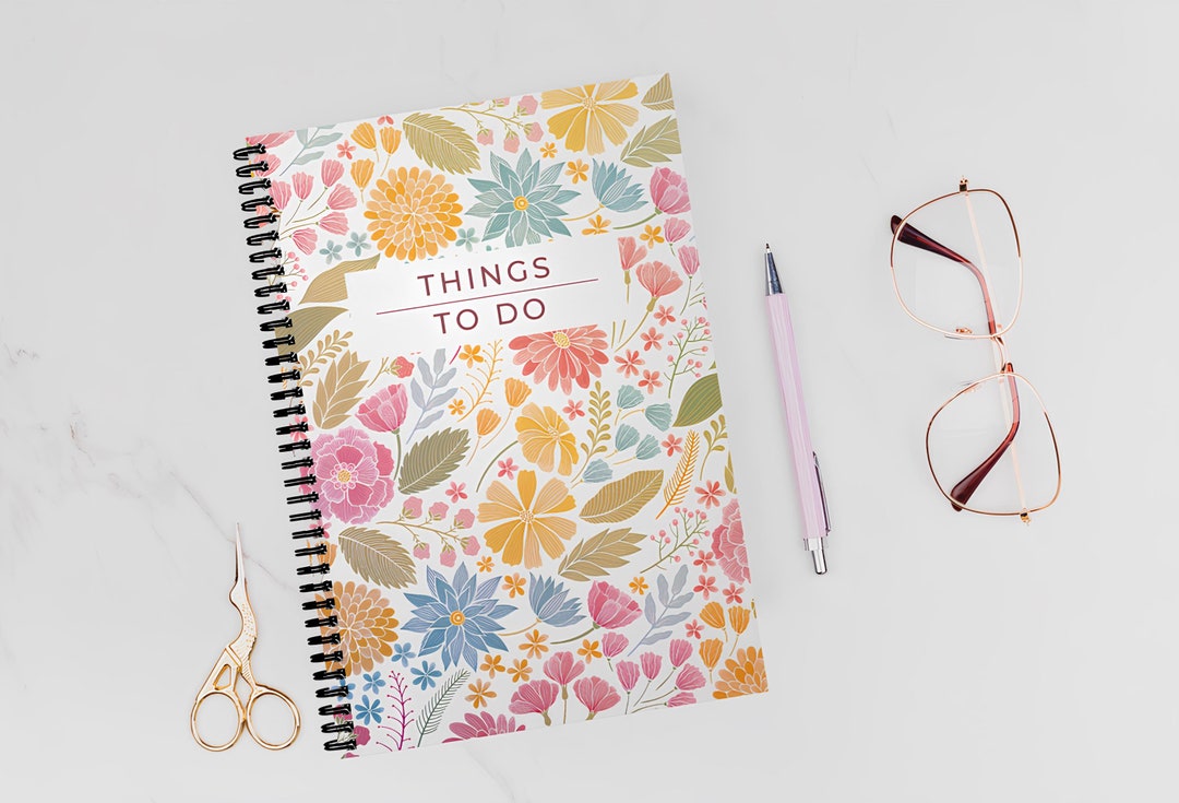 To Do List Notebook 2025 Things to Do Notebook Daily Tasks productivity ...