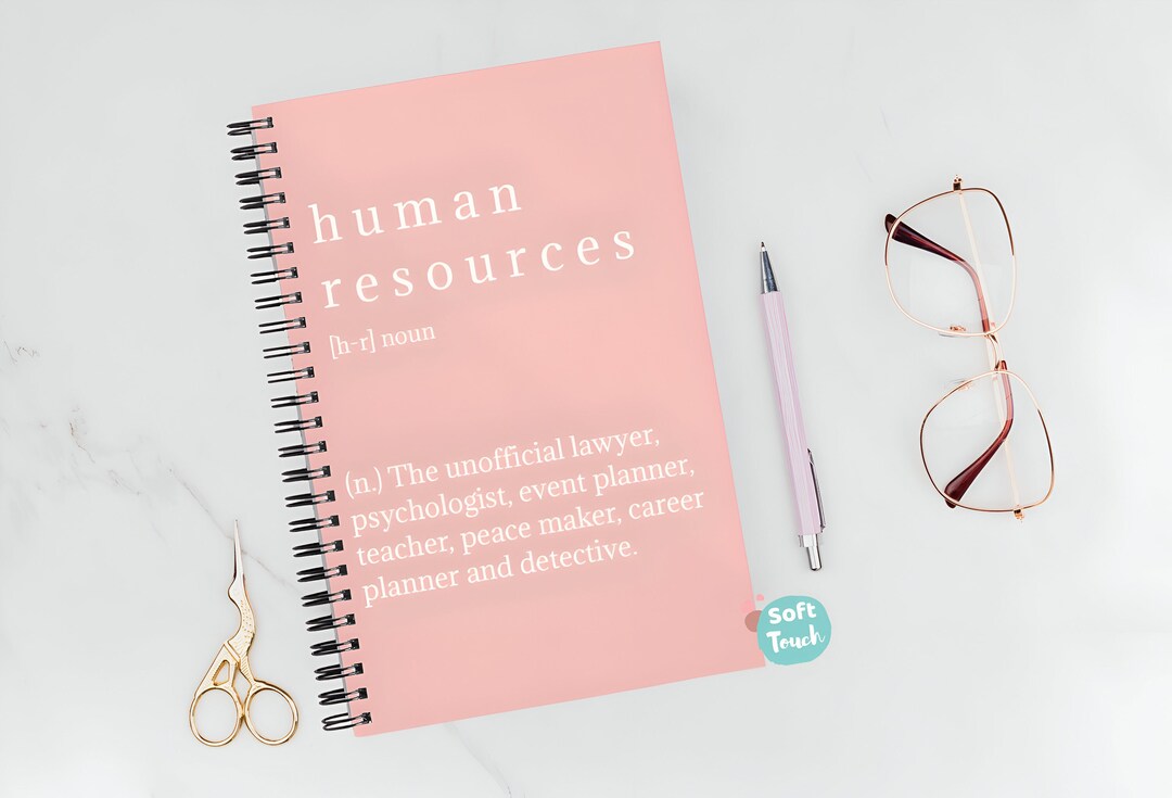 Funny HR Noun Notebook A5 HR Team Gifts human Resources Soft Cover Hr ...