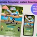 Minecraft Pool Party Birthday Invitation | Kids Birthday Invitation ...