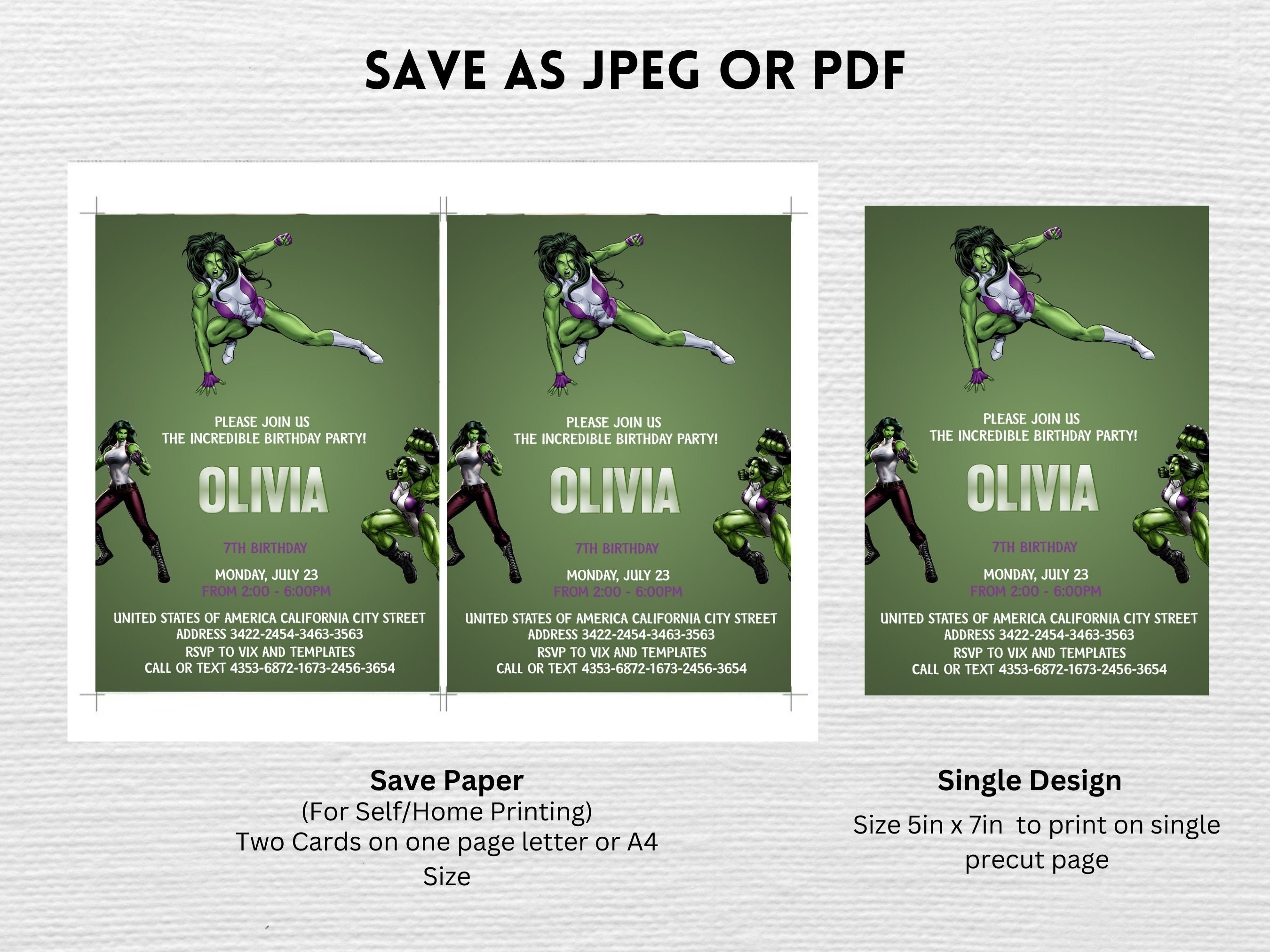 Editable Birthday Invitation Template, Printable Birthday Party ...