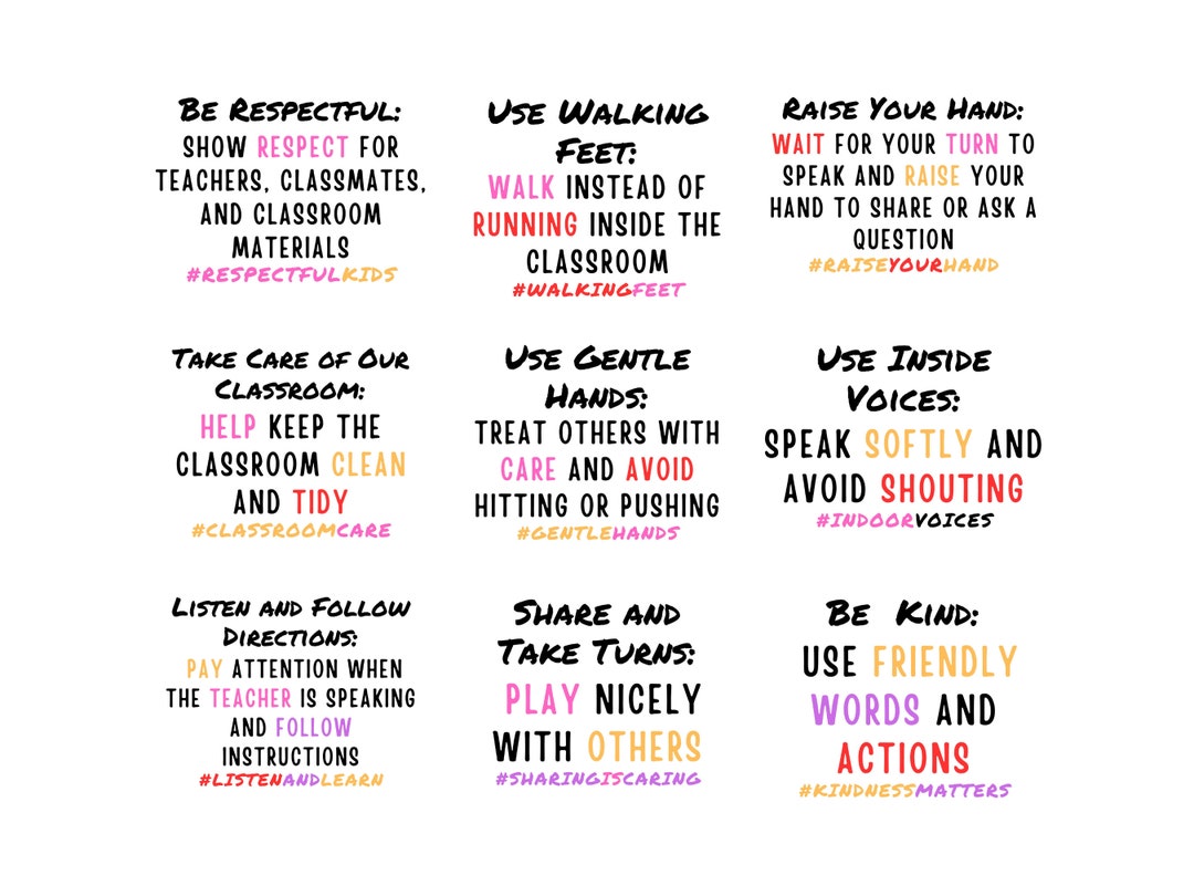 Classroom Decorations, Hashtag Signs, Posters for Bulletin Boards or ...