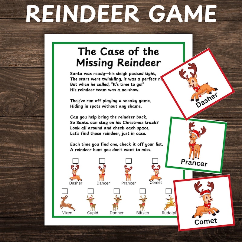 Reindeer Games - Etsy