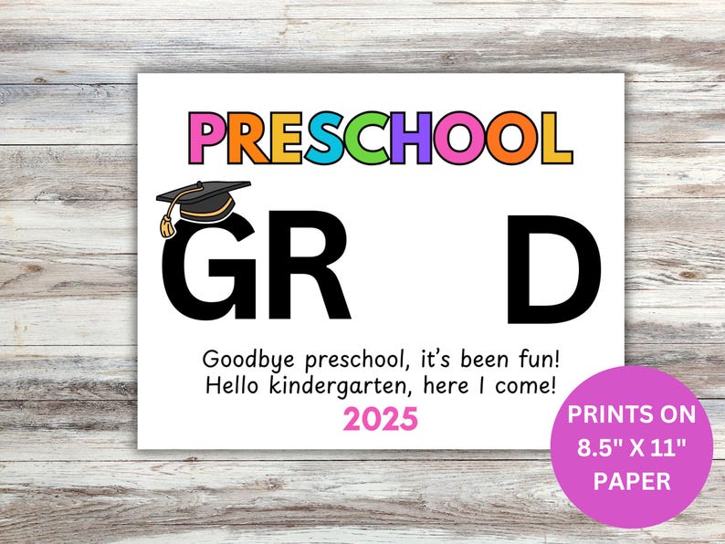 Last Day of Preschool Handprint Craft, Last Day of School Craft ...