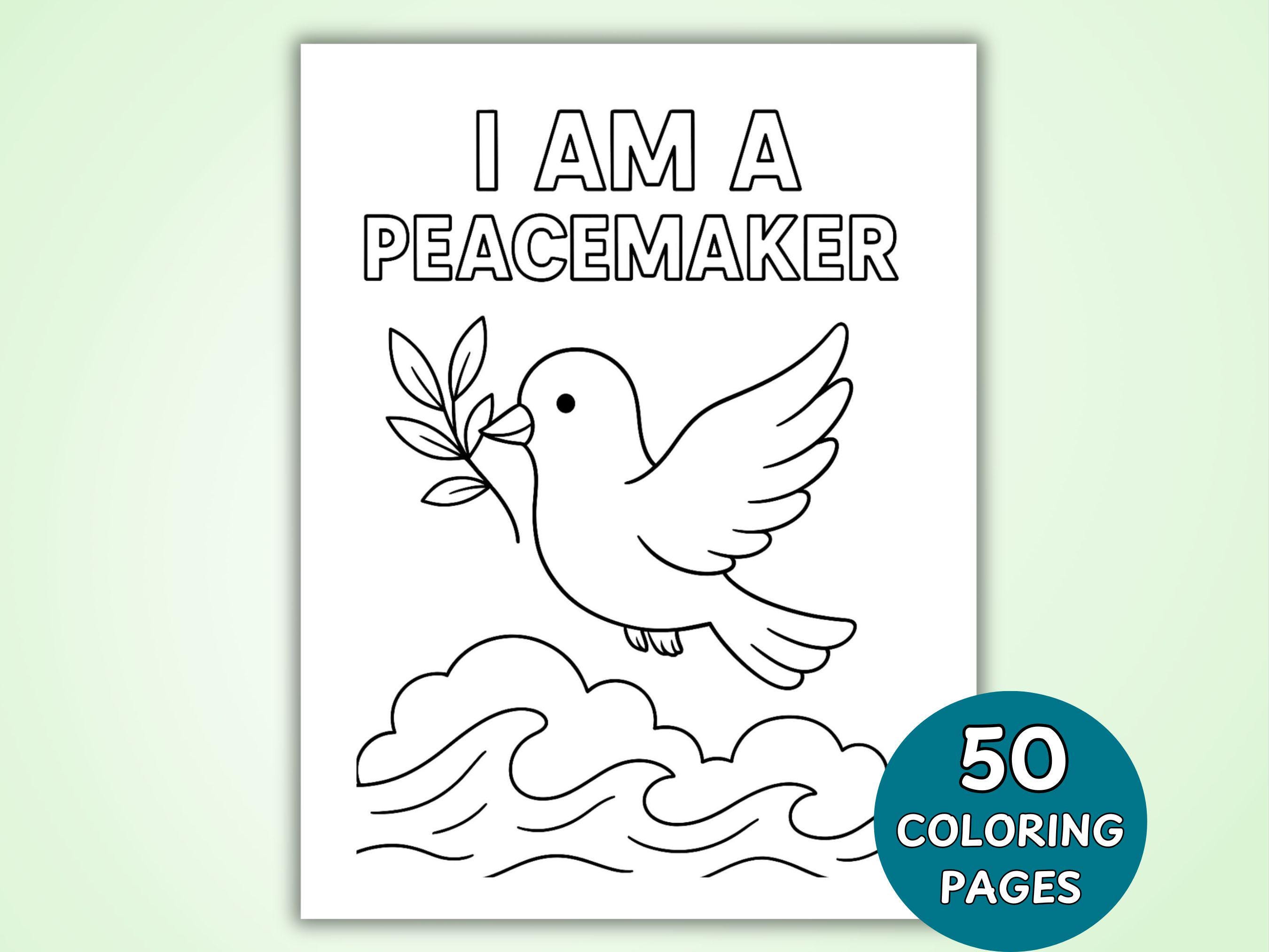 Positive Affirmations Coloring Pages for Kids, Mindfulness Activity ...