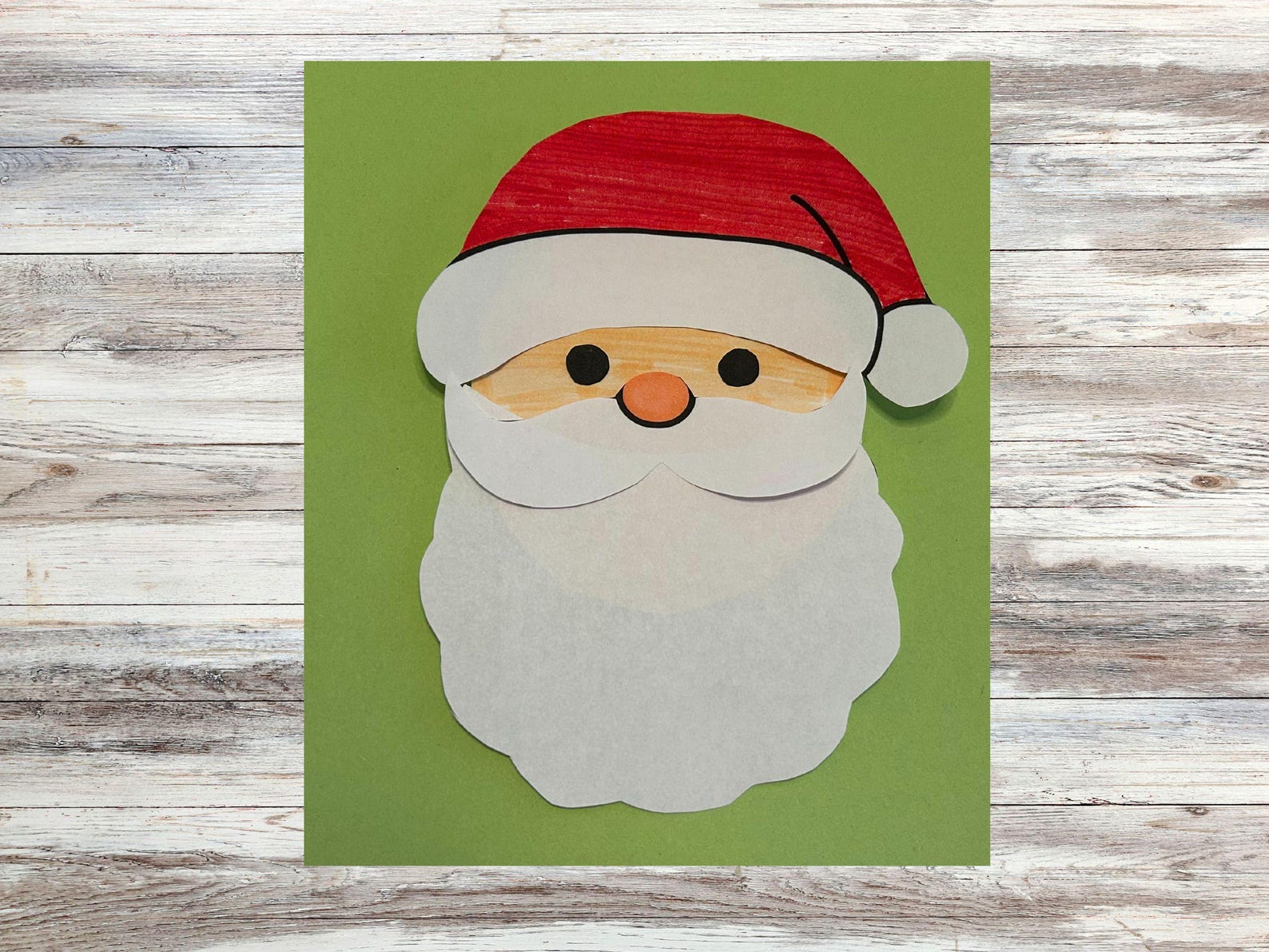 Santa Craft for Kids, Printable Christmas Craft, Santa Claus Craft ...