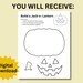 Build a Jack O' Lantern Pumpkin Craft, Pumpkin Craft for Kids ...