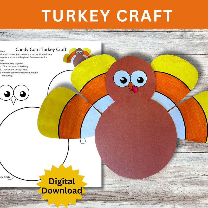 Turkey Craft - Etsy