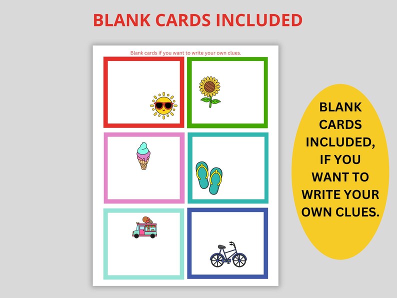 Summer Scavenger Hunt for Kids Printable Summer Treasure Hunt Indoor ...