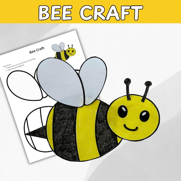Build a Bee Printable - Etsy