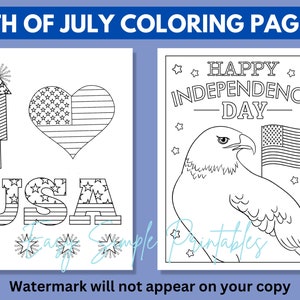 Fourth of July Coloring Pages, 4th of July Coloring Sheets, Patriotic ...