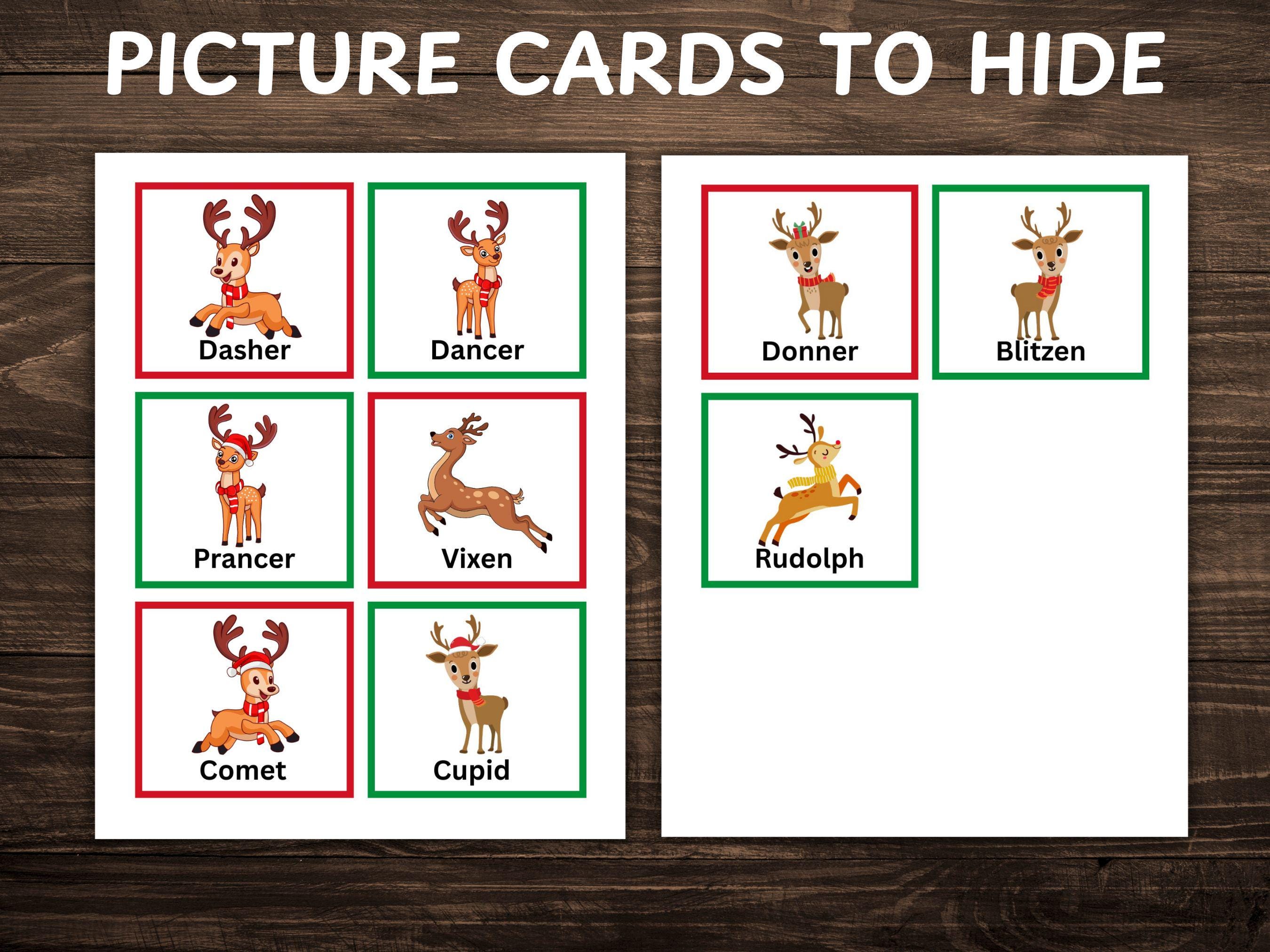 Reindeer Scavenger Hunt: Christmas Printable Game (digital Download) - Etsy