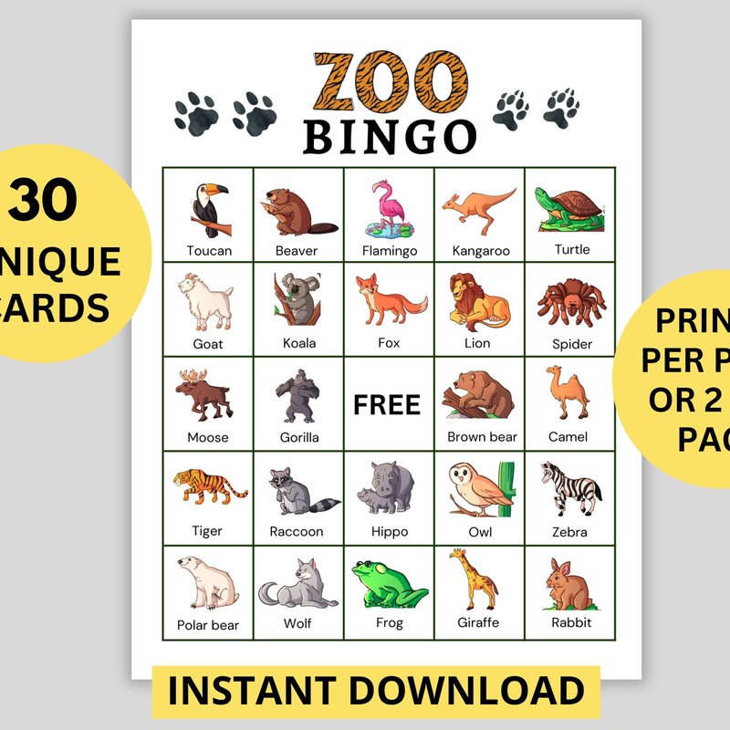 Zoo Party Favors - Etsy