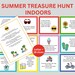 Summer Scavenger Hunt for Kids Printable Summer Treasure Hunt Indoor ...