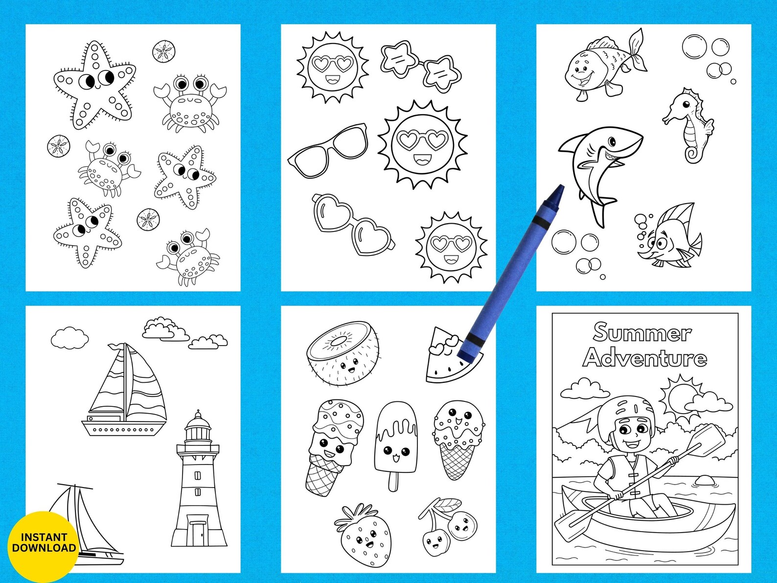Summer Activities for Kids, Summer Kids Activities, Activity Book ...