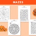 Halloween Activity Sheets Printable Halloween Games Halloween Coloring ...