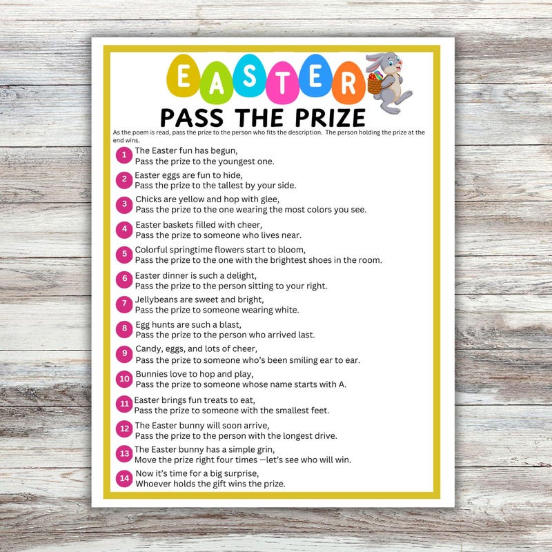 Pass the Prize - Etsy