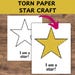 Torn Paper Star Craft Kit: Kids DIY Art Project (PDF Downloadable ...