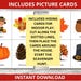 Thanksgiving Scavenger Hunt Printable, Thanksgiving Game, Picture Cards ...