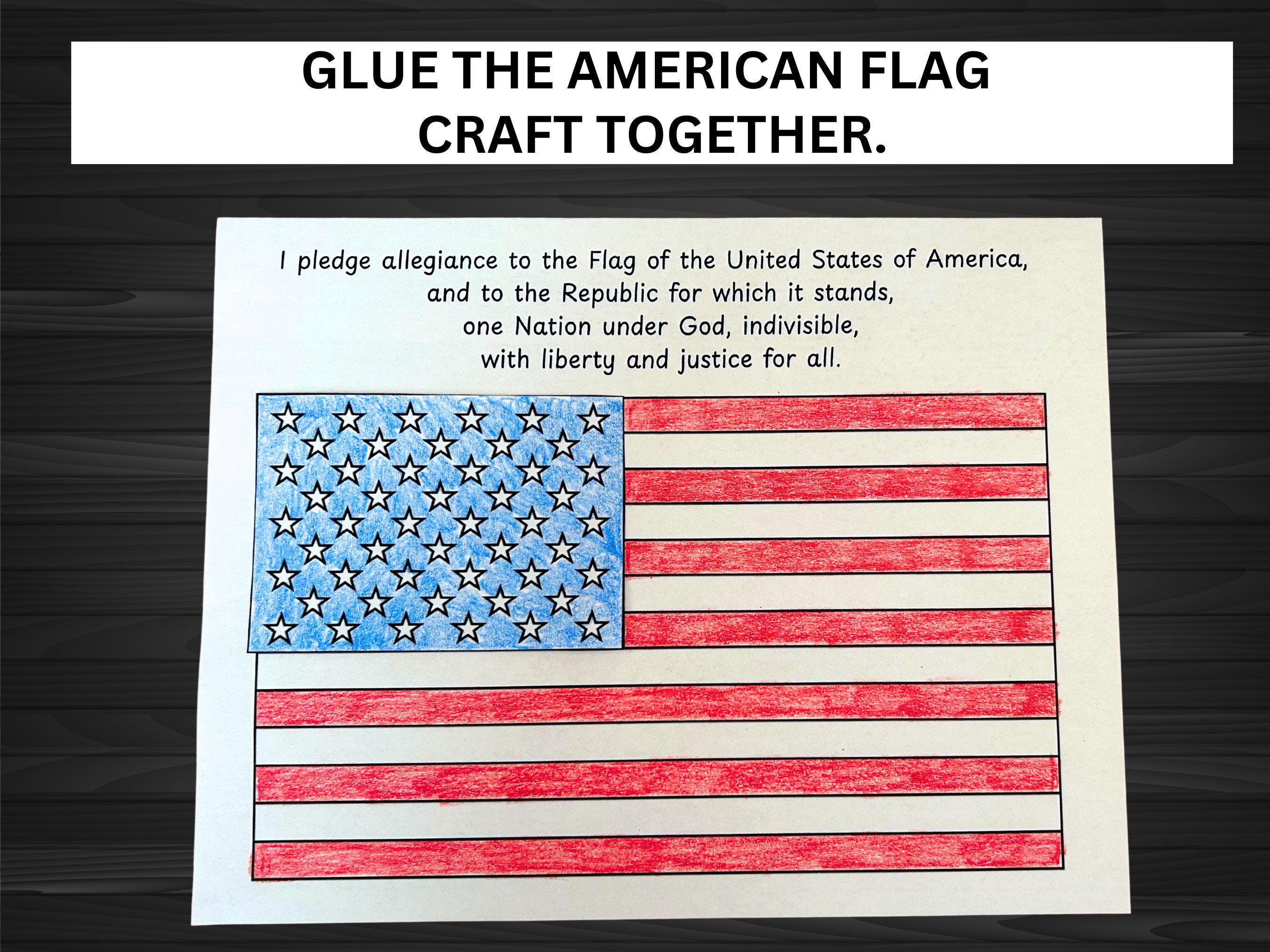 American Flag Craft for Kids: Patriotic Printable Activity (PDF ...