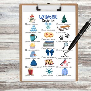 Ultimate Winter Bucket List, Winter Activities for Kids and Families ...