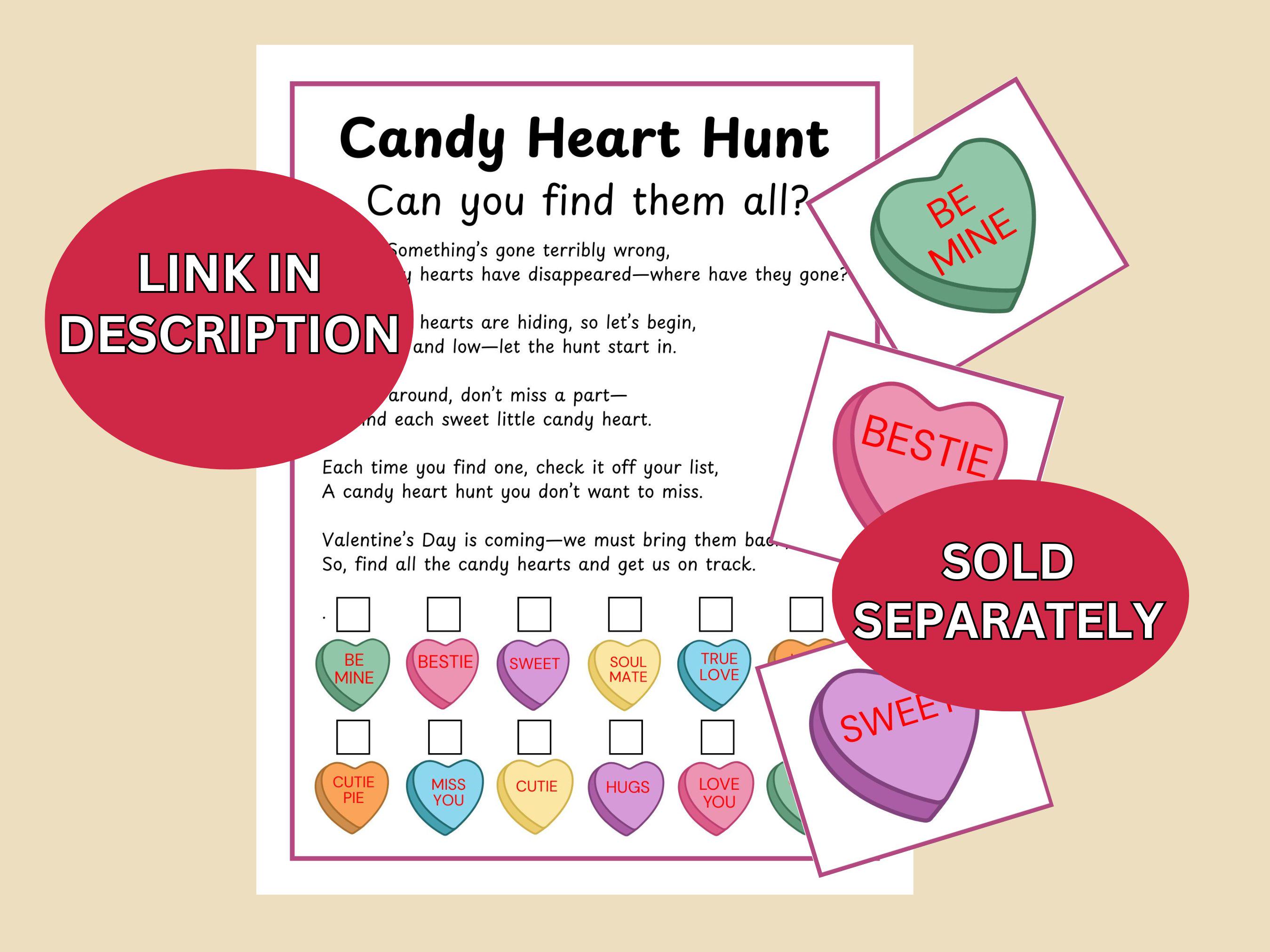 Valentine's Day Secret Code Game for Kids, Classroom and Party Activity ...