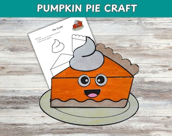 Pumpkin Pie Pal Craft | Thanksgiving Activities | Fall Bulletin Board ...