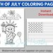 Fourth of July Coloring Pages 4th of July Coloring Sheets Patriotic ...