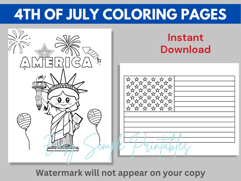 Fourth of July Coloring Pages 4th of July Coloring Sheets Patriotic ...
