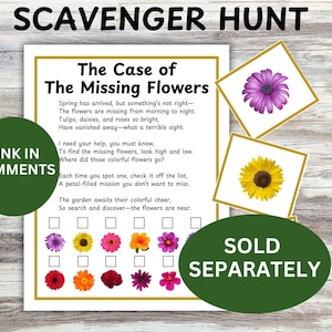 Kids Garden Planner: Printable Garden Journal, Spring Activities (PDF ...