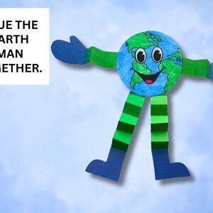 Earth Day Man Craft, Earth Day Craft for Kids, Earth Day Activity ...
