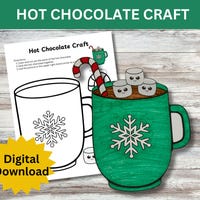 Mitten Craft: Christmas Printable Art Activities for Kids - Etsy