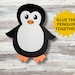 Printable Penguin Craft for Kids: Winter Activity (digital Download) - Etsy