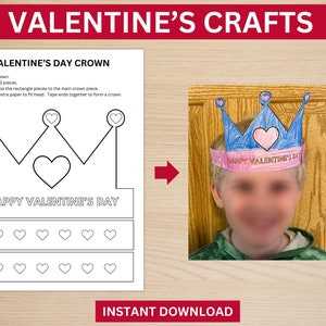 Valentine's Day Crafts Printable Valentine's Day Crafts for Kids ...