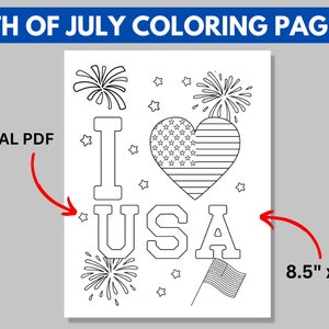 Fourth of July Coloring Pages 4th of July Coloring Sheets Patriotic ...