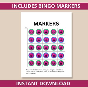 Spring Bingo Game Printable Springtime Bingo, Easter Bingo, 30 Spring ...