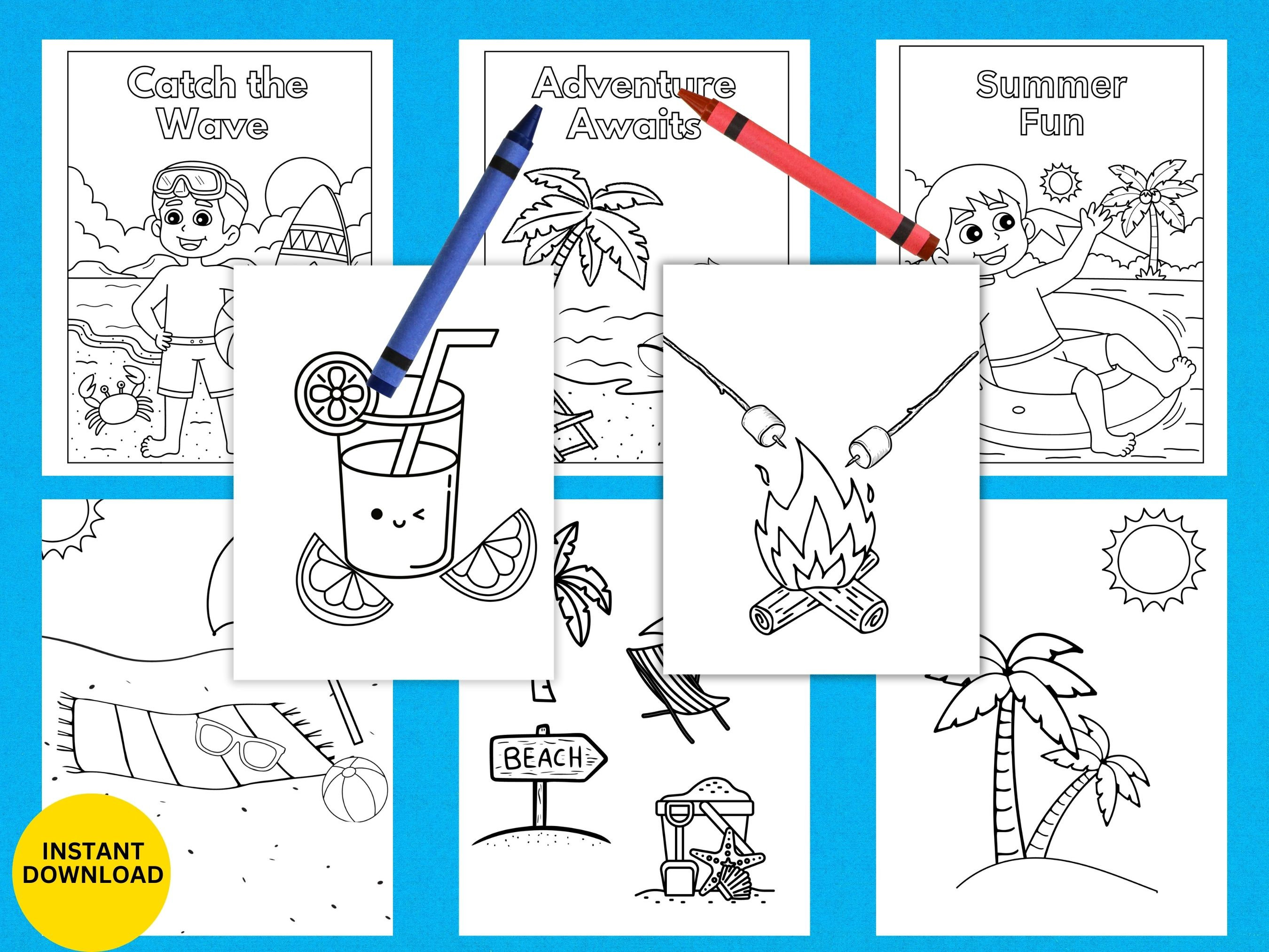 Summer Activities for Kids, Summer Kids Activities, Activity Book ...