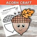 Build an Acorn Craft: Printable Fall Kids Activity (PDF Download - Etsy