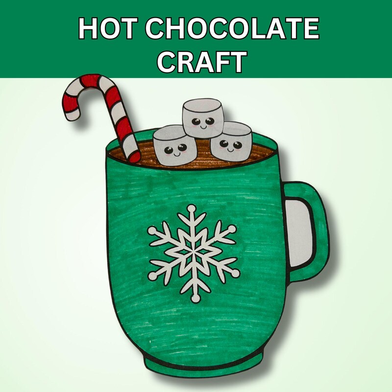 Hot Cocoa Craft Handprint - Etsy