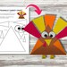 Triangle Shape Turkey Craft for Kids, Build a Turkey Craft, Printable ...