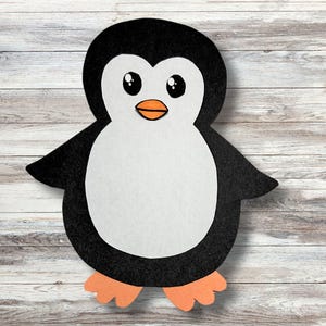 Printable Penguin Craft for Kids: Winter Activity (digital Download) - Etsy