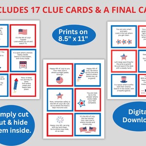 4th of July Scavenger Hunt for Kids Fourth of July Treasure Hunt ...