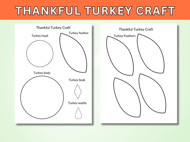 Thankful Turkey Craft for Kids: Thanksgiving Gratitude Activity ...