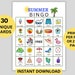 Summer Bingo Game Printable Summer Themed Bingo Cards, Summer Games ...