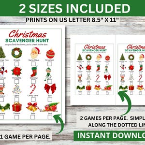 Printable Christmas Games Bundle, Christmas Party Games, Christmas ...